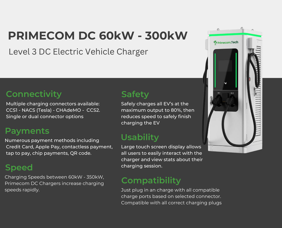 DC Fast Chargers — PRIMECOMTECH