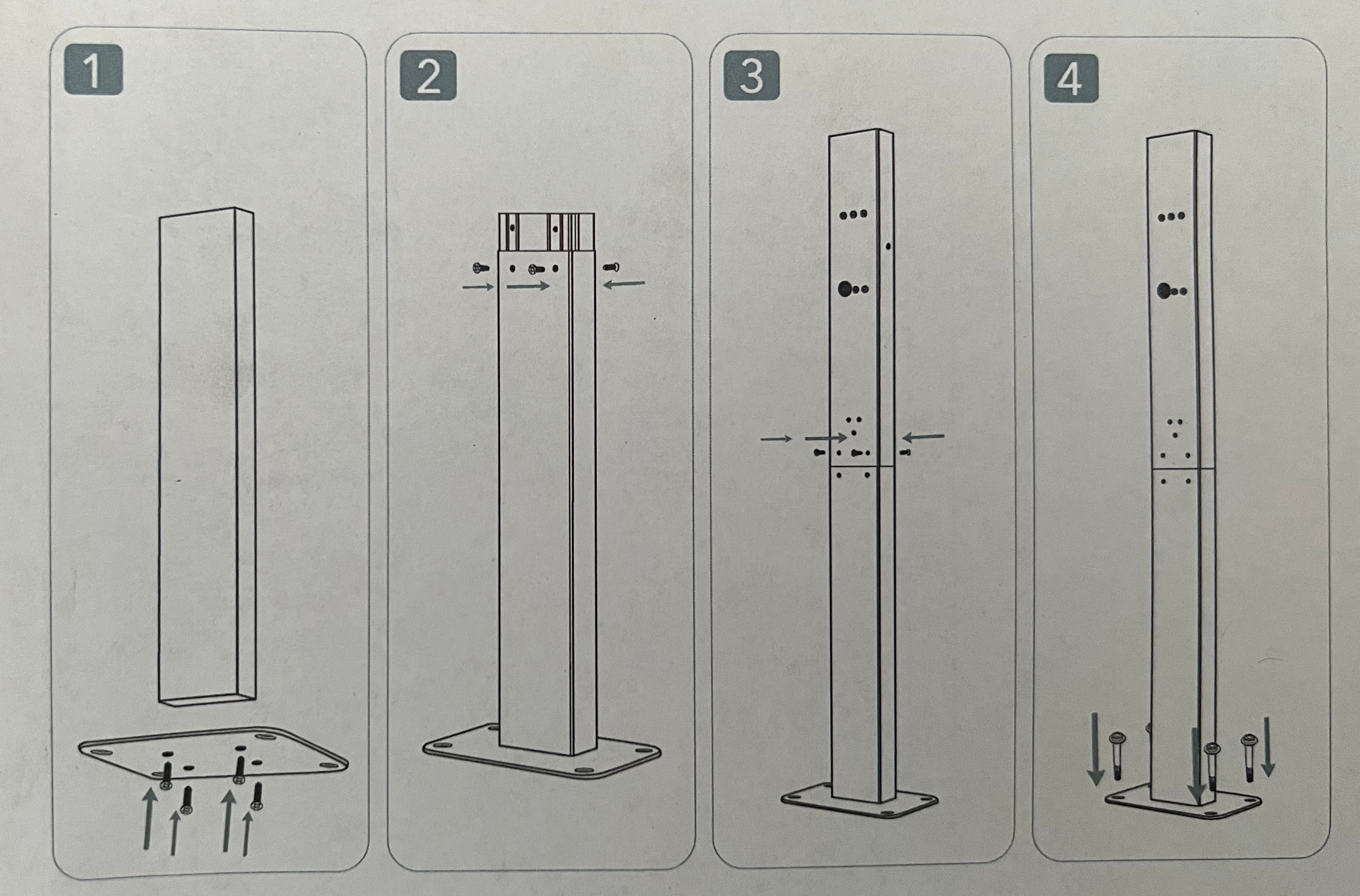 TESLA GEN3 and GEN2 EVSE Wall Connector Pedestal -Mounted EV Charging ...