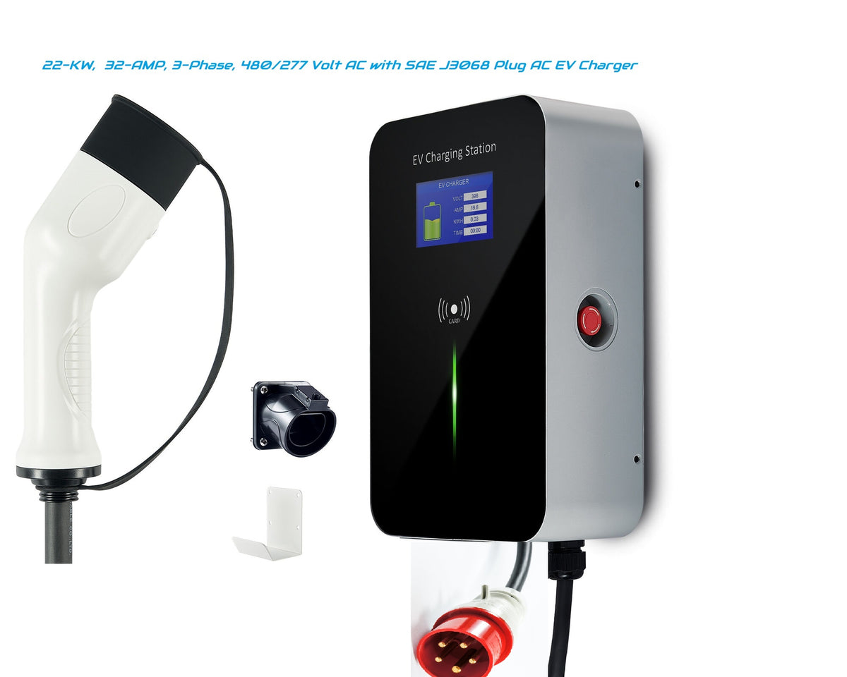 High-Quality SAE J3068 22kW EV Charger - 400V - 32 Amp - 3-Phase ...